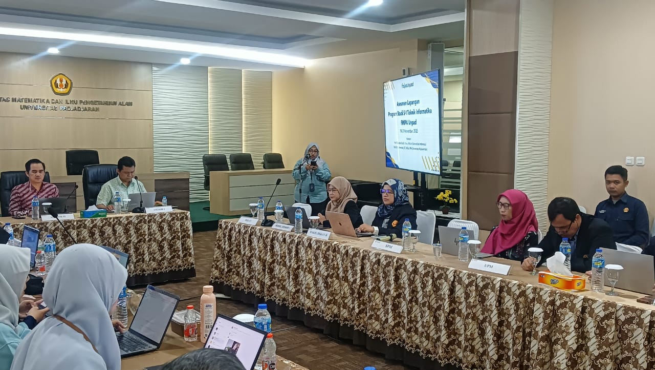 Prodi Teknik Informatika FMIPA Unpad Jalani Asesmen Lapangan LAM ...